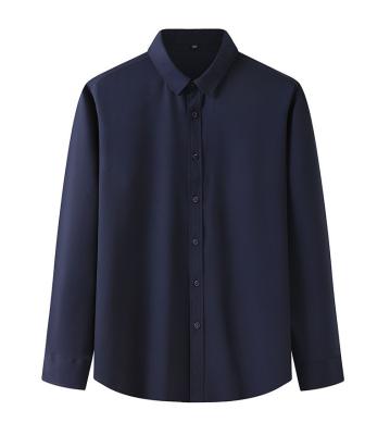 Cina 2022 T-shirt maschile di grandi dimensioni in tessuto di poplin manica lunga stile casual T-shirt di taglia più in vendita