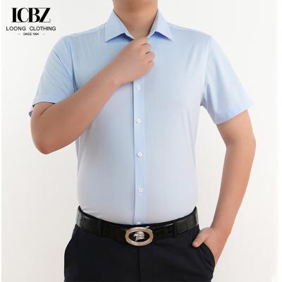 Cina Stampa di logo personalizzata Camicie da lavoro da uomo di cotone Abito da ufficio formale Camicia a quadri in vendita