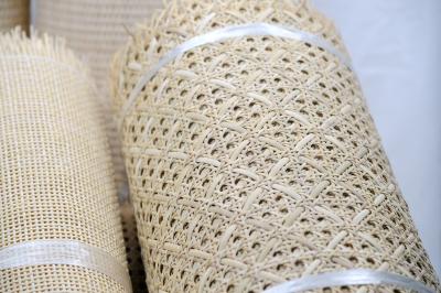 China 1/2” and 9/16” Open Mesh Rattan Cane Webbing for sale