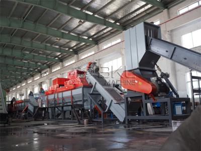 Cina La rafia 200kg/H insacca le linee di riciclaggio di plastica che lavano la lavatrice di riciclaggio di plastica in vendita