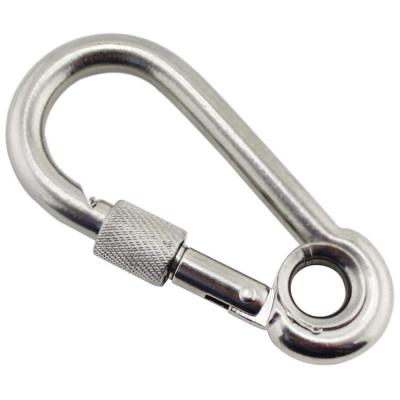 Cina Hardware di attrezzatura in acciaio inossidabile leggero a profonda trazione per usi industriali Aisi 316 Carabiner in vendita