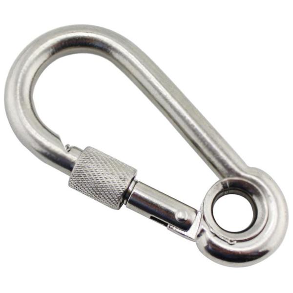 Quality Lightweight Deep Drawn Stainless Steel Rigging Hardware For Industrial Needs Aisi 316 Carabiner for sale