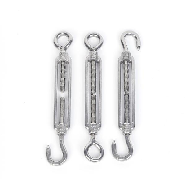 Quality Stainless Steel Turnbuckle with Oval Or Rectangular Body for High Load Capacity in Marine and Industrial Applications for sale