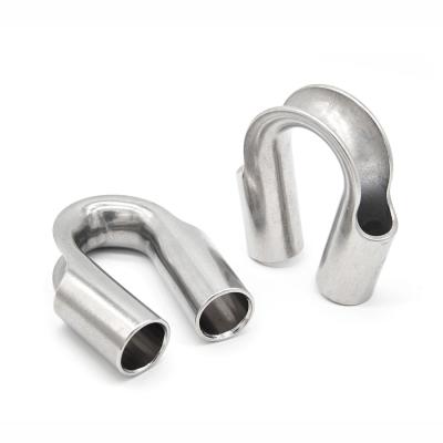 China Industrial Wire Rope Thimbles Stainless Steel 316 304 Tube Thimbles for sale
