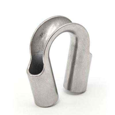 China Wire Rope Ring Quick Connection Ring 304 Stainless Steel Thimble for sale
