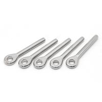 China M6 Stainless Steel Lifting Eye Threaded Stud Wire Rope Terminal 304 Grade for sale