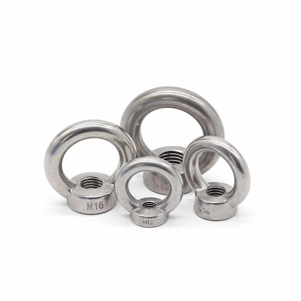 Quality DIN582 Safety And Stability Custom Size Stainless Steel Eye Nuts for sale
