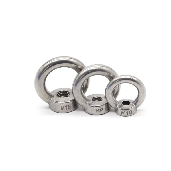 Quality DIN582 Safety And Stability Custom Size Stainless Steel Eye Nuts for sale