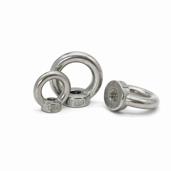 Quality DIN582 Safety And Stability Custom Size Stainless Steel Eye Nuts for sale