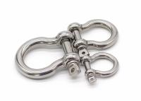 China European Type Bow Shackle Stainless Steel 316 Marine Grade 8mm for sale