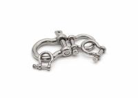 China European Type Bow Shackle Stainless Steel 316 Marine Grade 8mm for sale