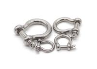 China European Type Bow Shackle Stainless Steel 316 Marine Grade 8mm for sale