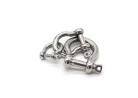 China European Type Bow Shackle Stainless Steel 316 Marine Grade 8mm for sale