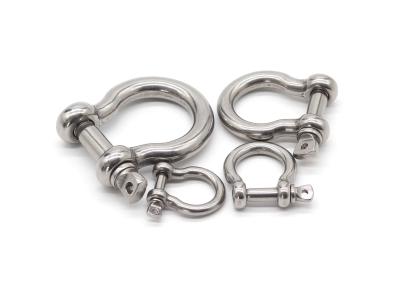 China Rust Proof Stainless Steel Shackle Combining Steel Core and Electropolished or Passivated Surface Treatment for Performance for sale