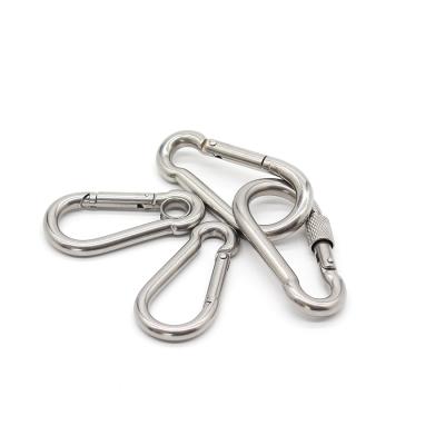 China Stainless Steel Screw Lock Carabiner for sale