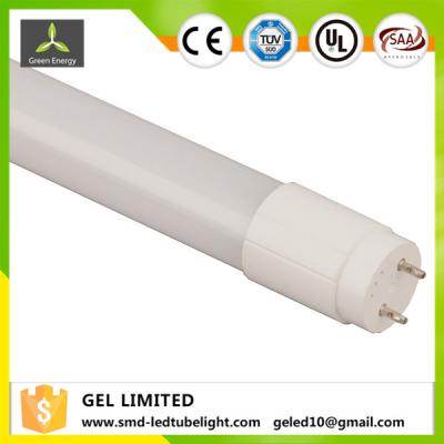 China 18 Watt 4 Feet Nano Plastical T8 LED Tube Light with Global Wide Voltage For Supermarket and Factory Project for sale