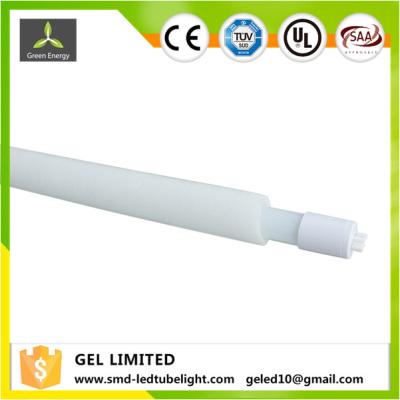 China 18 Watt 4 Feet Nano Plastical T8 LED Tube Light with 110lm/w For Lighting Project for sale
