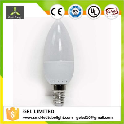 China 3 Watt C37 LED Candle Lamp with 210lm 260 Degree and E14 B15 lamp base for Hotel Project for sale