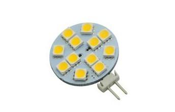 China AC8 - 18V 1.5W 12pcs SMD5050 G4 LED PL Lamp 120Degree for sale