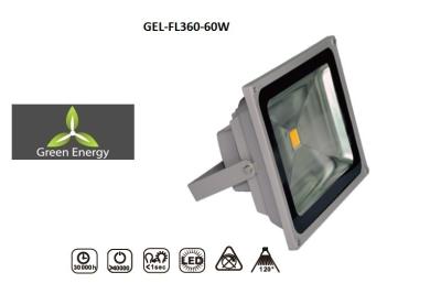 China IP65 Outdoor LED Floodlight Black / Grey 60 Watt  Wall Washer For Tunnel for sale