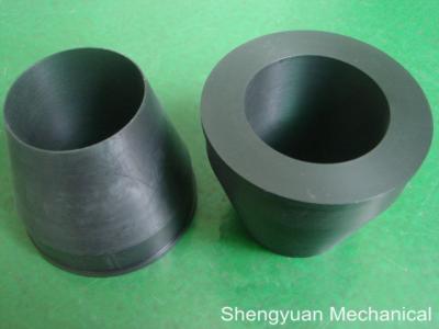 Cina La plastica nera di precisione di Derlin/POM ha girato il cuneo dell'adattatore del centro delle parti in vendita