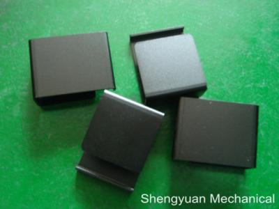 China O tubo retangular de dobra de alumínio da folha de metal com preto anodiza à venda