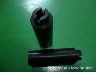 中国 黒い堅い Al6061-T6 精密によって回される部品のばねのおりシャフトを陽極酸化します 販売のため
