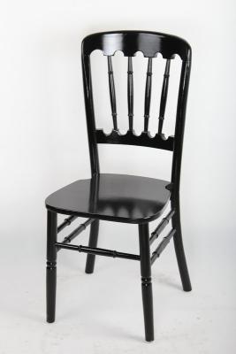China Black Wooden Chateau Chair for sale