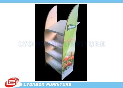 Cina Scaffale variopinto del metallo del supporto dello scaffale di esposizione del pavimento del MDF per la vendita di verdure in vendita