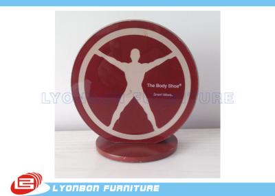 China Acrylic CNC Engraved Multi Color Display Logo / MDF Display Accessory for sale