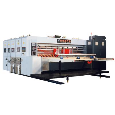 China Automatic Flexo Printer Slotter Die Cutter Machine with Electric Digital Control for High Precision Printing and User-Friendly HMI for sale