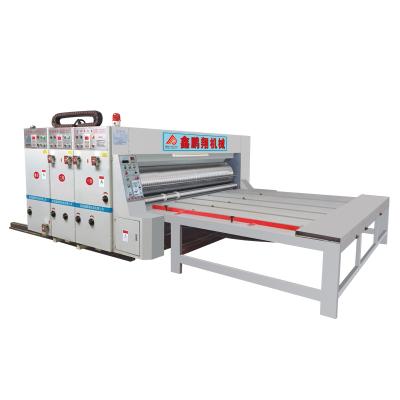 China High-Speed Flexo Printer & Die Cutter with Microcomputer Digital Phase Adjustment, Automatic Spray Lubrication, and Imported Urethane Rubber Pads for Corrugated Cardboard Production for sale