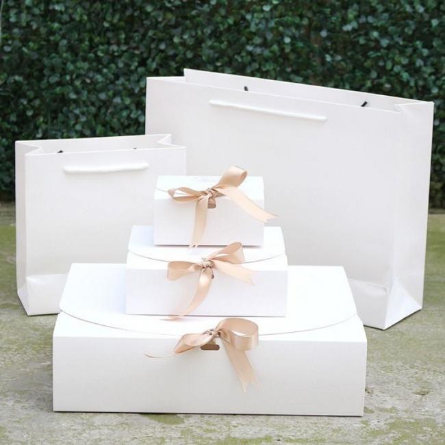 Custom kraft paper gift box example