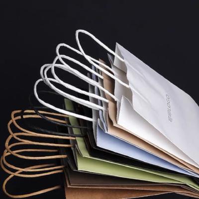 China Custom Brown Kraft Paper Pouch Bag Pastry Packaging Carry Out for sale