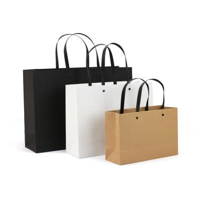 China Kraft karton Goodie tassen met handvaten Retail Shopping Tote OEM for sale