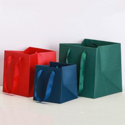 China Pastry Brown Paper Kraft Pouch Packaging Bag Customized Logo for sale
