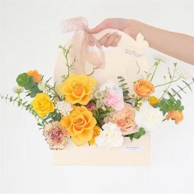 중국 꽃 장식을 위한 맞춤형 다양한 모양의 다채로운 접기 재활용 가능한 선물 상자 판매용