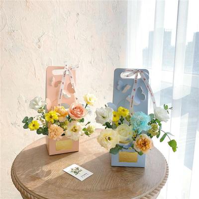 중국 꽃 장식을 위한 맞춤형 다양한 모양의 다채로운 접기 재활용 가능한 선물 상자 판매용