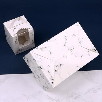 China Multi Style Customized Muffin Cup Cake Box for and Food Grade Recycled Packaging for sale