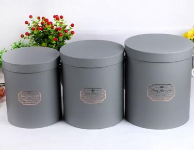 중국 럭셔리 맞춤형 로즈 포장을 위한 둥근 카드 박스 맞춤형 주문을 받아 판매용