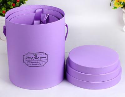 중국 럭셔리 맞춤형 로즈 포장을 위한 둥근 카드 박스 맞춤형 주문을 받아 판매용