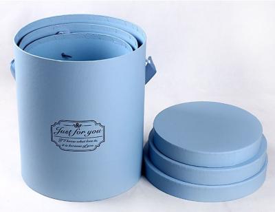 중국 럭셔리 맞춤형 로즈 포장을 위한 둥근 카드 박스 맞춤형 주문을 받아 판매용