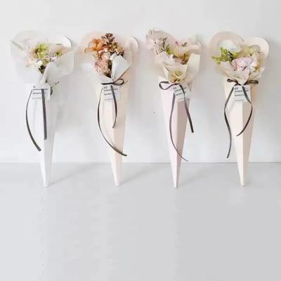 China Op maat gemaakte bloemendoos met een enkele roos Aanvaarding van op maat gemaakte bestellingen voor bloemisten Bowknot Gift Packaging Te koop