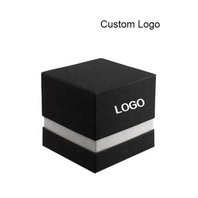 China Black custom Candle BGoxes Flat for Custom Printing Elegant Candle Jar Packaging Box for sale