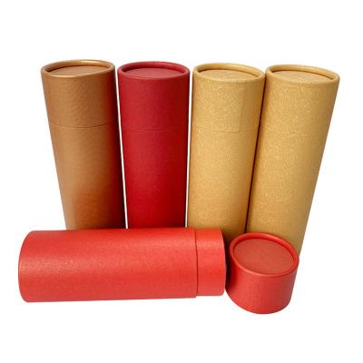 Cina Imballaggio per la confezione di tubi di carta kraft di lusso ovale con rivestimento UV in vendita
