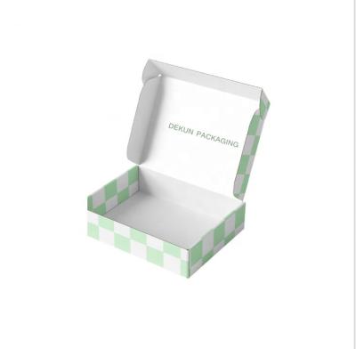 China 9x6x4 Personalized Mailer Boxes Front Tuck End Recyclable Corrugated Board for sale