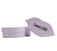 China Custom Order Creative Mini Lipstick Packaging Box with Unique Lip Shape and UV Coating for sale