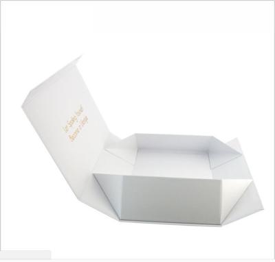 China White Rectangle Cardboard Bulk Custom Boxes Square rigid Paper Gift Packaging for sale