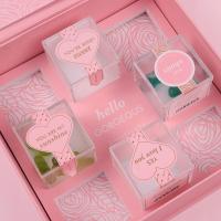China Magnetic Cube Acrylic Candy Chocolate Box Eva Insert With Compartment for sale