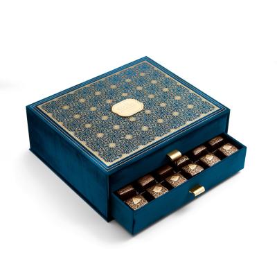 China Schokoladengeschenkboxen mit Samt Textur Schubladen Geschenkboxen zu verkaufen